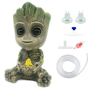 Decoração de Aquário AnxunJim Groot Air Bubbler - Plantas e Enfeites ...