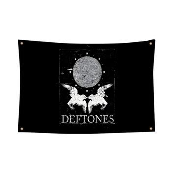 Deftone Band Flag Decoração De Quarto Com Quatro Furos Decorações Ao Ar ...