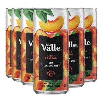 Del Valle Pêssego Lata 290Ml (6 Latas) - Suco - Magazine Luiza