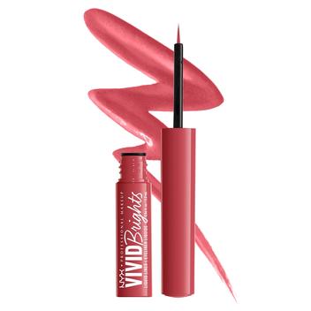 Delineador Líquido NYX Vivid Brights - Vermelho Intenso - Maquiagem ...