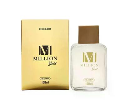 Deo Colônia Million Gold Delion 100Ml - Perfume Masculino - Magazine Luiza