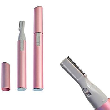Depilador Aparador Feminino Facial Pelos Sobrancelhas Nariz CANETA ROSA - BC BORA COLEGA SHOP ...