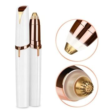 Depilador Elétrico de Sobrancelha Portátil Feminino Aparelho Removedor de Pelos Facial Indolor ...