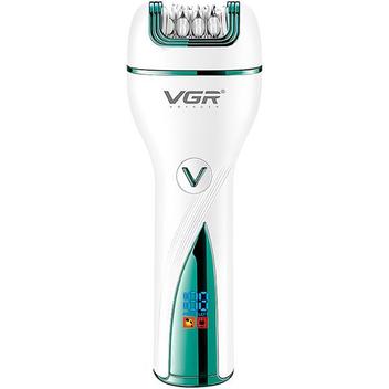 Depilador VGR V-728 3 em 1 Bivolt - Branco/Verde - Depilador Elétrico - Magazine Luiza