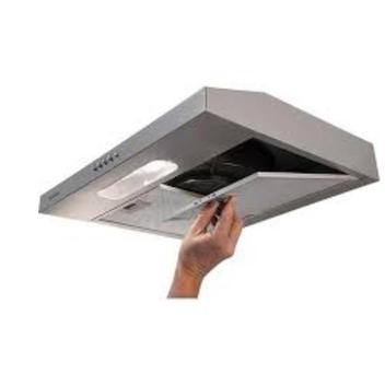 Depurador de cozinha slim aço inoxidável de parede 60cm x 8.5cm x 48cm ...