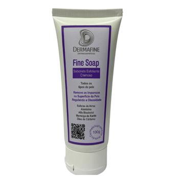 Dermafine Fine Soap Sabonete Esfoliante Cremoso 100g - Antiacne ...