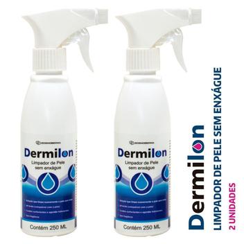 Dermilon Limpador De Pele Sem Enxágue 250Ml 2Unid. - Medbrands ...