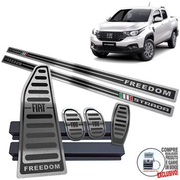 Descanso Pedaleira Manual Soleira Preto Strada Freedom - JR PARTS ...