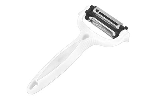 Descascador De Legumes 3 Em 1 Padrão Corte Em Tiras Branco - Max Clink ...