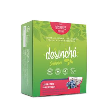 Desinchá Sabores - Pitaya com Blueberry - 30 Sachês - Desincha - Chá ...