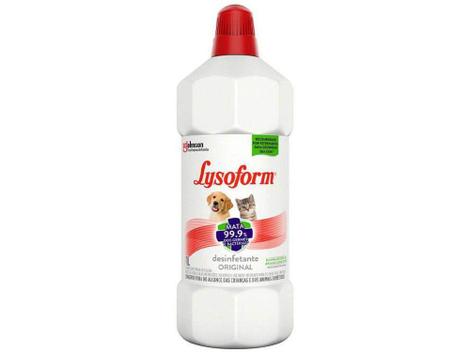 Desinfetante Lysoform Pets Original 1L - Desinfetante - Magazine Luiza