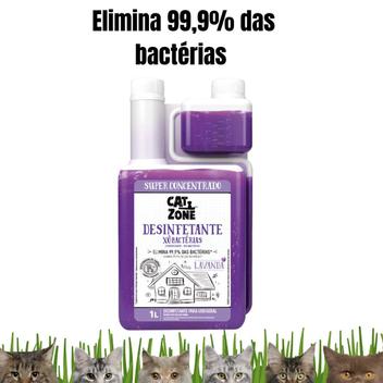 Desinfetante xô bactérias cat zone super concentrado lavanda 1 lit - TRADING CARE INDUSTRIA E ...