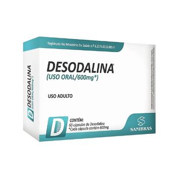 Desodalina 600mg 60 Cápsulas Sanibras - Inibidor de Apetite - Magazine ...