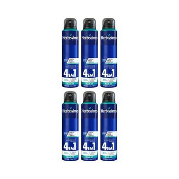 Desodorante Aero Herbíssimo Blue Ice 150Ml-Kit C/6Un - Desodorante ...