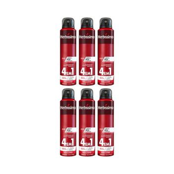 Desodorante Aero Herbíssimo Volcano 150Ml - Kit Com 6Un - Desodorante ...