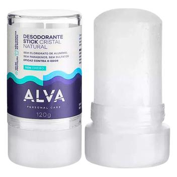 Desodorante Alva Cristal natural Pedra Stick vegan 120g orig ...