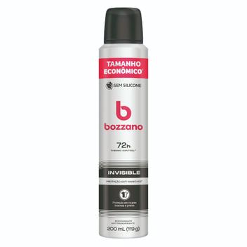 Desodorante Bozzano Aerossol Invisible 72H Tamanho Econômico 200ml ...
