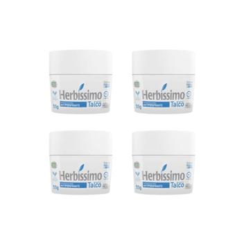 Desodorante Creme Herbíssimo 55G Talco - Kit Com 4Un - Desodorante ...