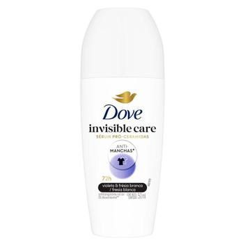 Desodorante Dove Invisible Care Roll-on Antitranspirante Violeta e ...