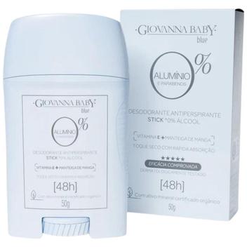 Desodorante Giovanna Baby Stick Barra Blue Zero Alumínio 50g ...