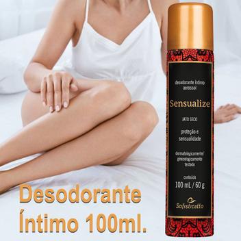 Desodorante Intimo 100 mL - Sensualize - Sofisticatto - Desodorante Íntimo - Magazine Luiza