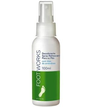 Desodorante Spray Refrescante para os pés Avon Footworks 100ml - Desodorante - Magazine Luiza