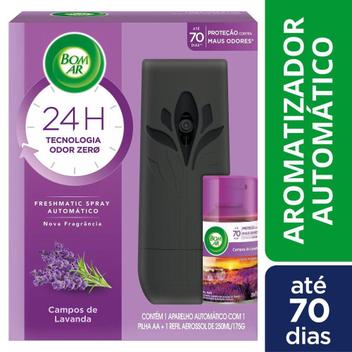 Desodorizador Automático Bom Ar Campos de Lavanda Ap+Refil - AIR WICK ...