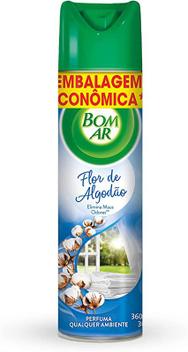 Desodorizante bom ar spray 360ml flor de algodao - Odorizador e ...