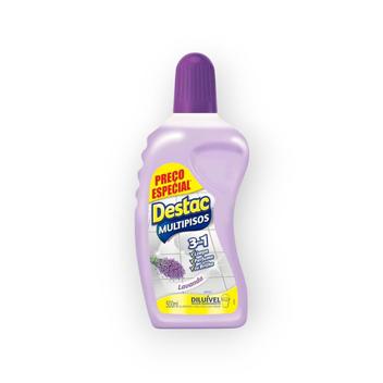 Destac Limpador Brilho Multipisos Lavanda 500Ml - Limpa Piso - Magazine ...