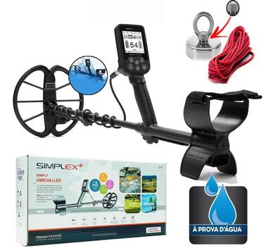 Detector de Metais Simplex+ Nokta Acompanha Imã 110 kg - Detector de ...
