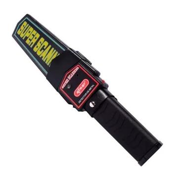 Detector Metal Super Scanner Leve Profissional Segurança Portatil De ...