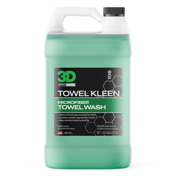 Detergente de toalhas 3D Toalha Kleen Microfibra Concentrada 3,78L ...