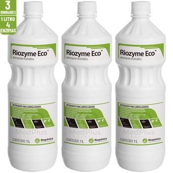 Detergente Enzimático Riozyme Eco Limpeza Manual 3 Litros - Cirurgica ...