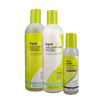 DevaCurl Low-Poo Original Kit Home Care (3 Produtos) - Shampoo ...