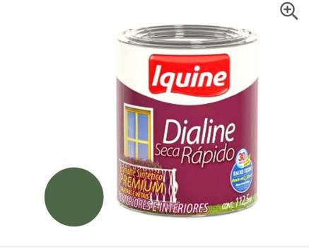 Dialine Seca Rápido Alto brilho Verde folha-Iquine 225ml - Tinta para ...