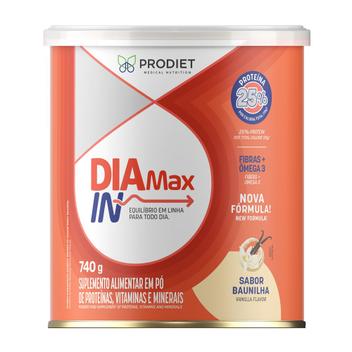 DiamaxIn Sabor Baunilha 740g - PRODIET - Complemento Alimentar Adulto ...