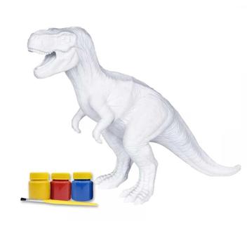 Dinossauro Para Pintar T-Rex Bee Toys Com 3 Tintas Ref.0679 - Bonecos ...