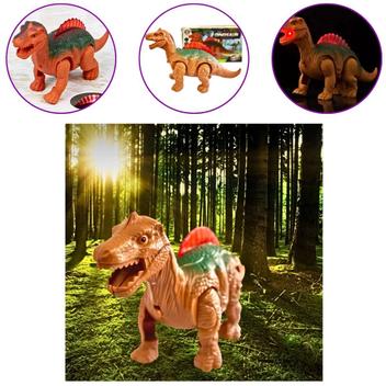 Dinossauro Robô Com Luz Som e Movimentos Realistas Tamanho 23cm ...