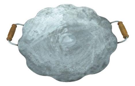 Disco De Arado Legítimo Grosso Com Alças De Madeira 54cm - Brasero ...