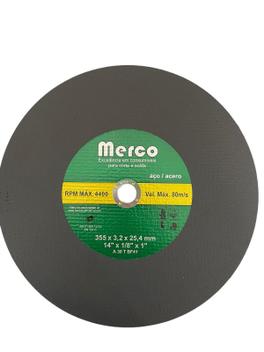 Disco de corte 14 (14 x 3,2 x 25,4 mm ) merco - Disco de Corte ...