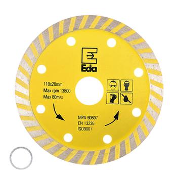 Disco De Corte Diamantado Turbo 110 Mm - EDA - Disco de Corte ...