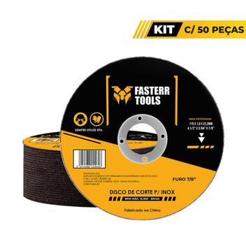 Disco de Corte Inox Com Kit de 50 Unidades Fasterr - Disco de Corte ...