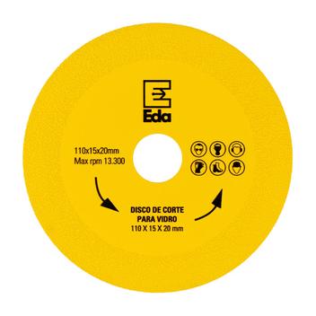 Disco De Corte Vidro Espelho Cerâmica E Porcelanato 110 Mm - EDA ...