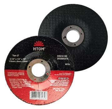 Disco de Desbaste Metal HTOM 4.1/2x 1/4" x 7/8" Hansatecnica - Disco de ...