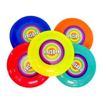 Disco de Frisbee Arremesso Voa Brinquedo Infantil Plástico Para Praia ...