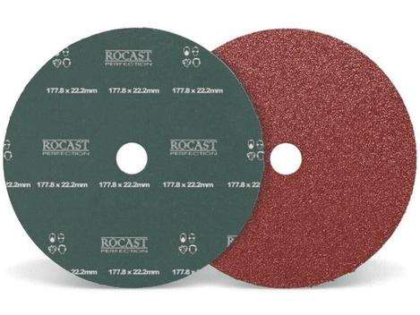 Disco de Lixa - 177,8 x 22,2 - Ref. GR. 60 Rocast 243,0013 - Abrasivos ...