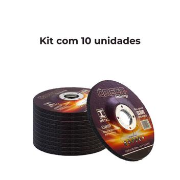 Disco Desbaste High P. 4.1/2 X 1/4 X 7/8 A.c. 10 Peças - 000021 - Disco ...