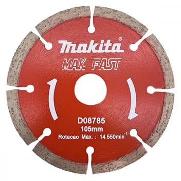 Disco Diamantado Makita Mak-Fast Segmentado Seco 105Mm - D08785 - Disco ...