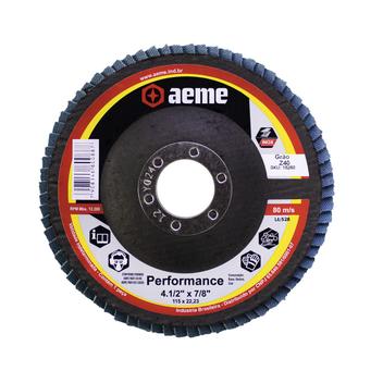 Disco Flap Aeme Performance Fibra Angular Zircônio 4.1/2" (115mm ...
