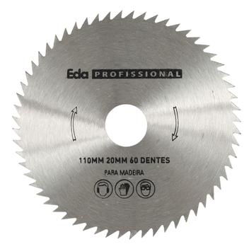 Disco Lâmina Serra Circular P/ Madeira 110mm 60 Dentes EDA - Disco de ...